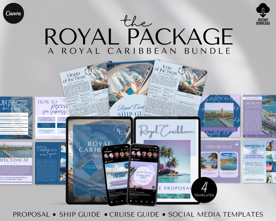 The Royal Package, Royal Caribbean Templates for Travel Agents, RCCL ...