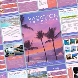 Travel Agent Vacation Proposal Template, Resort Proposal, Travel Agent ...