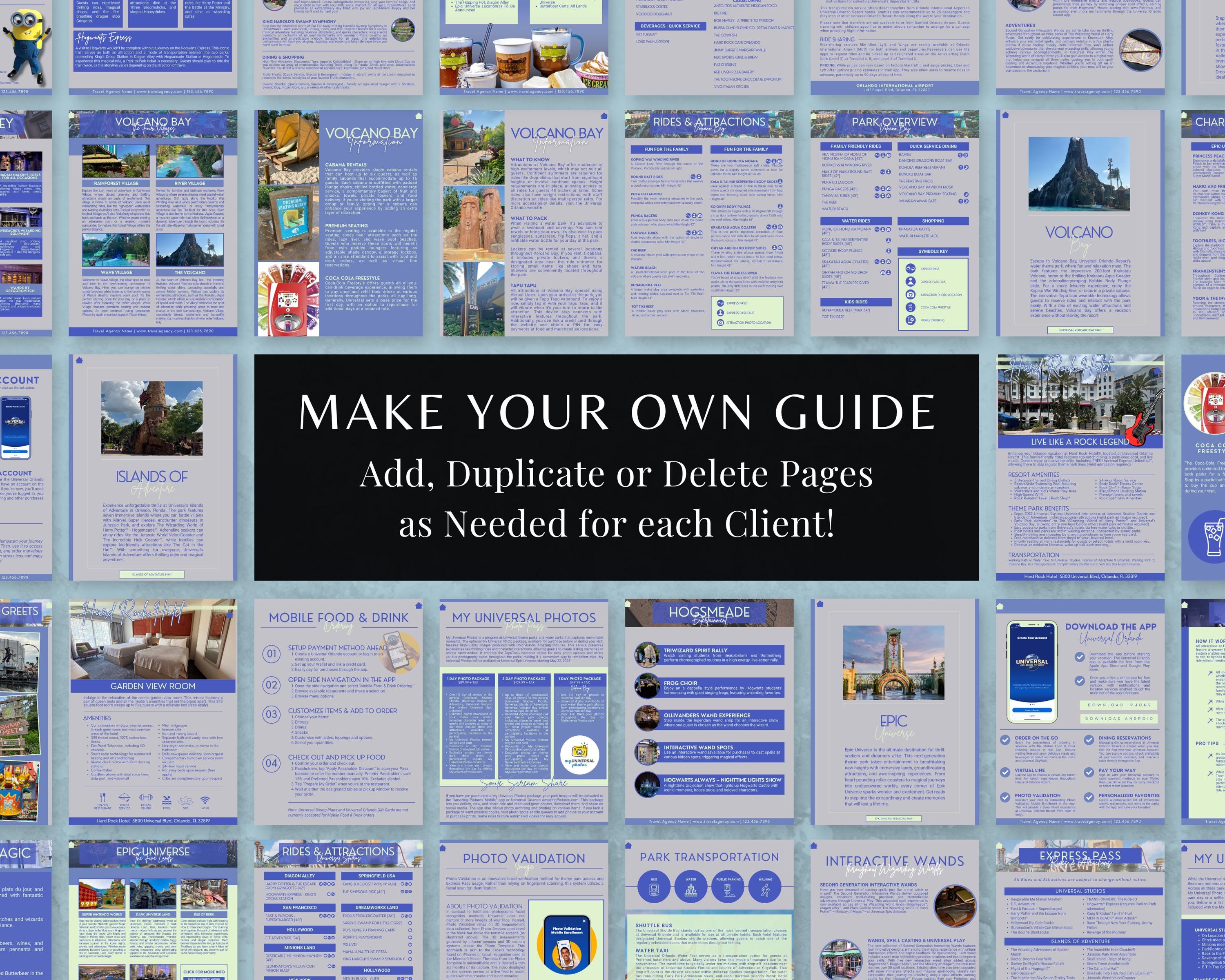 Universal Orlando Park Guide, Theme Park Guide, Travel Agent Client ...
