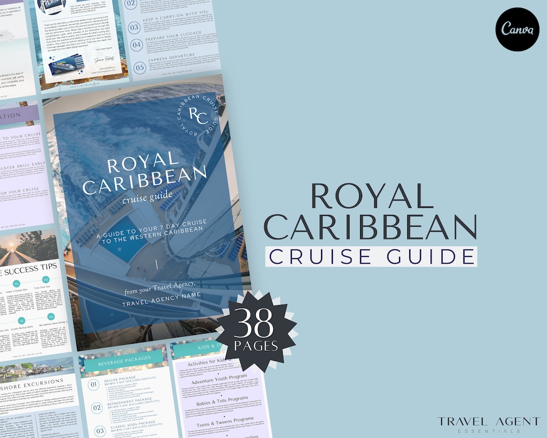 Royal Caribbean Cruise Guide, Travel Agent Templates, Cruise Template ...