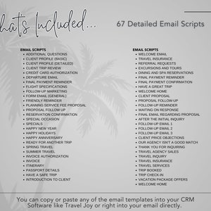 Travel Agent Email Scripts 64 Email Travel Agency Templates - Etsy