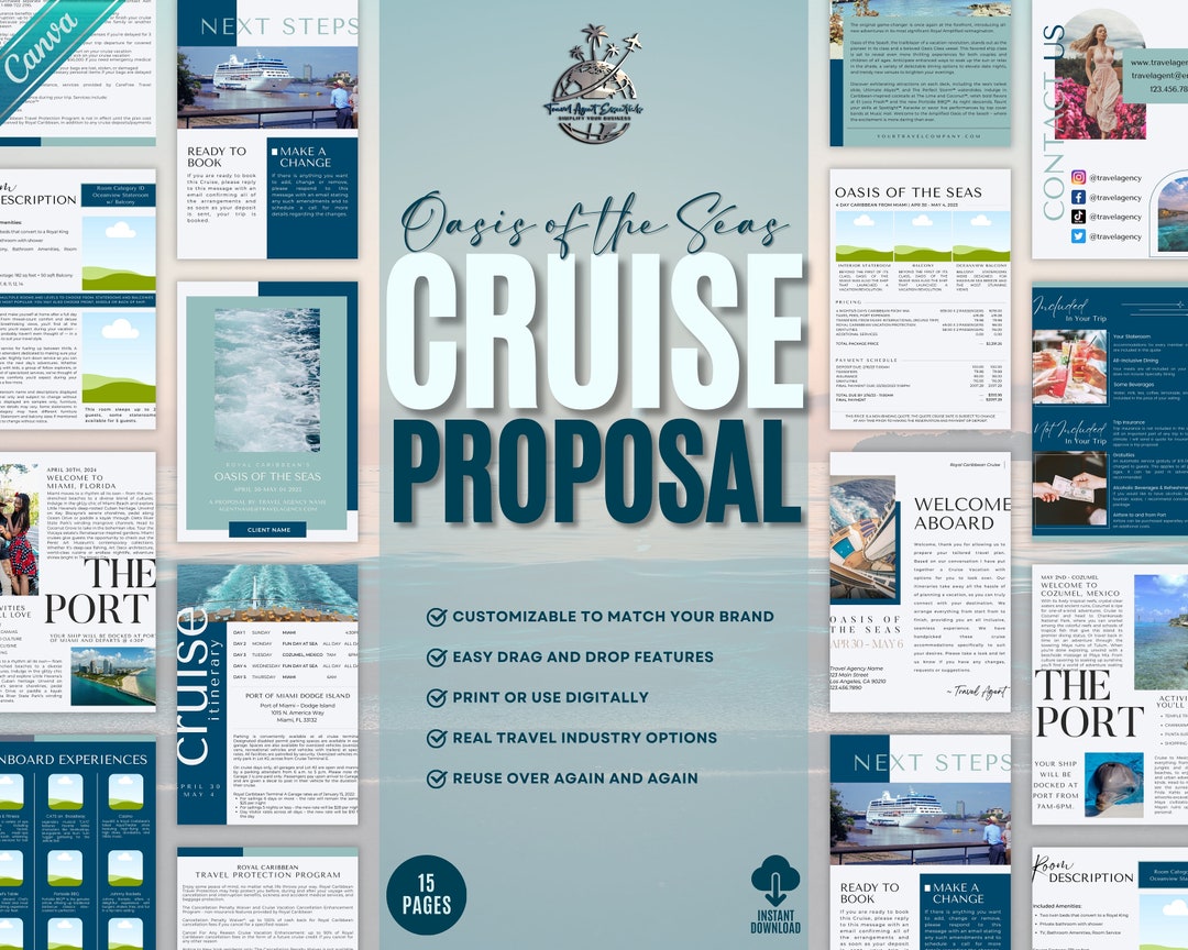 Cruise Proposal Oasis of the Seas, Royal Caribbean Cruise, Travel Agent ...