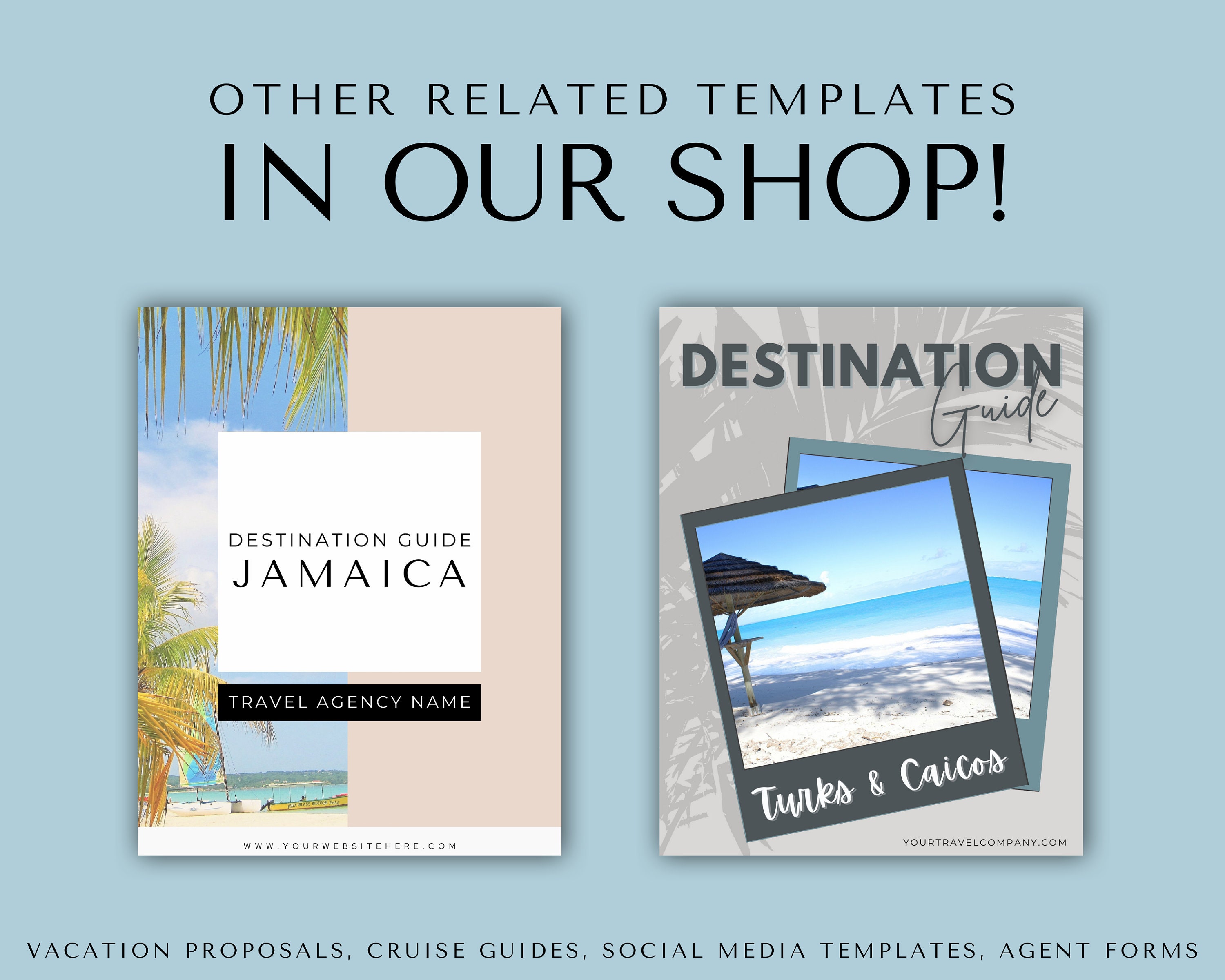 Riviera Maya Destination Guide, Travel Agent Templates, Canva Template ...