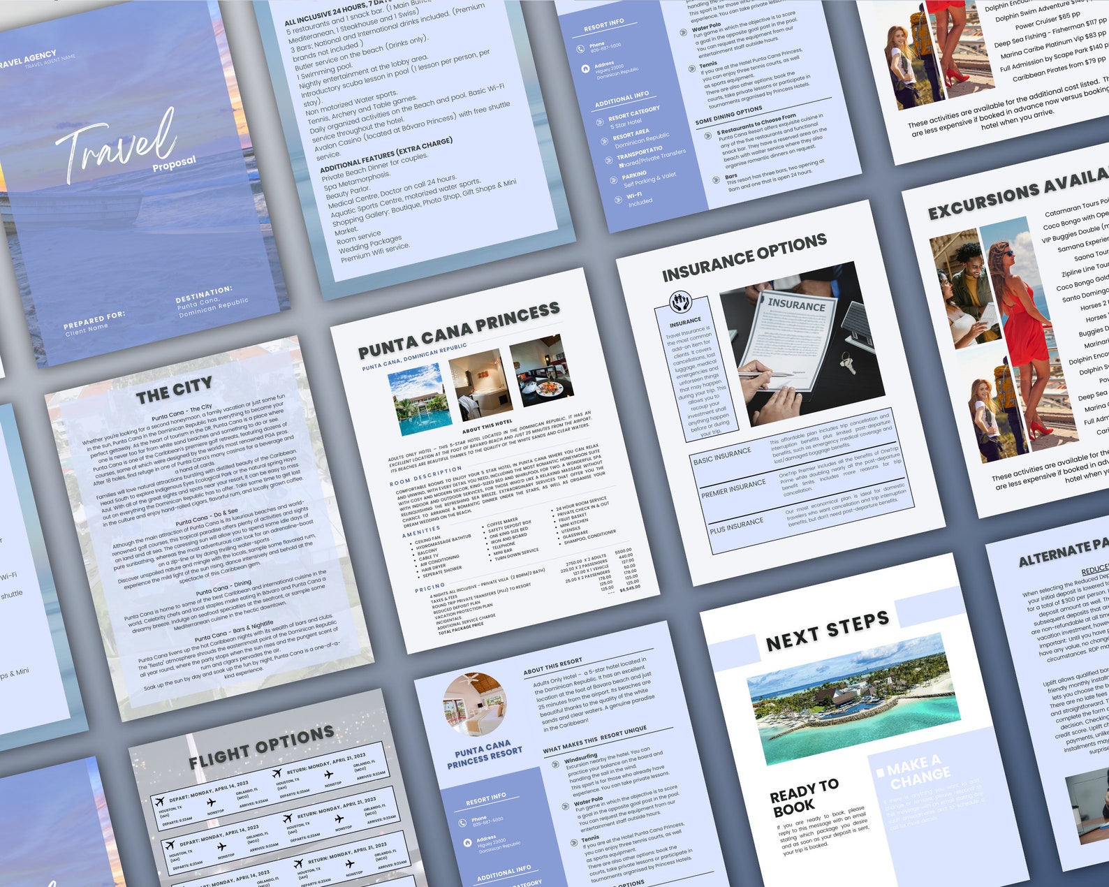 Resort Proposal W/ Vacation Express Details Travel Proposal - Etsy