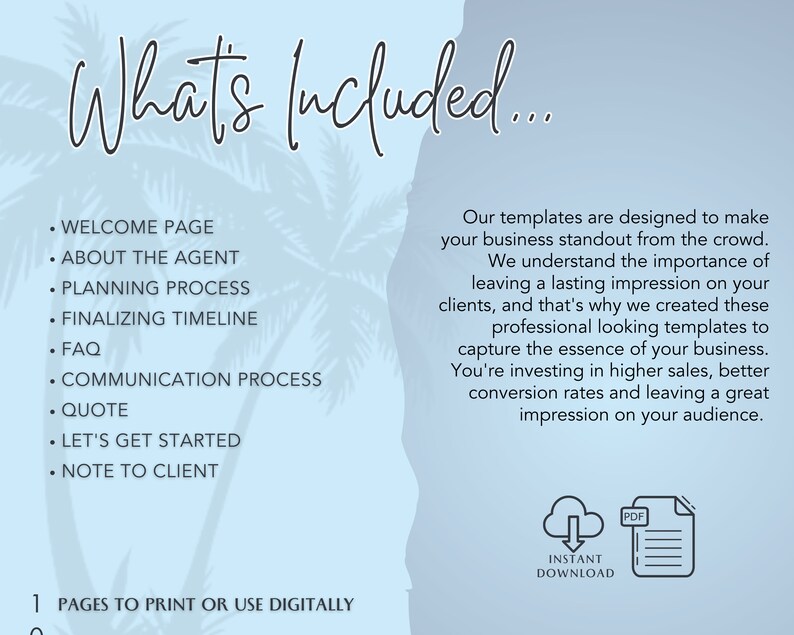 Travel Client Welcome Guide Travel Agent Template Canva - Etsy