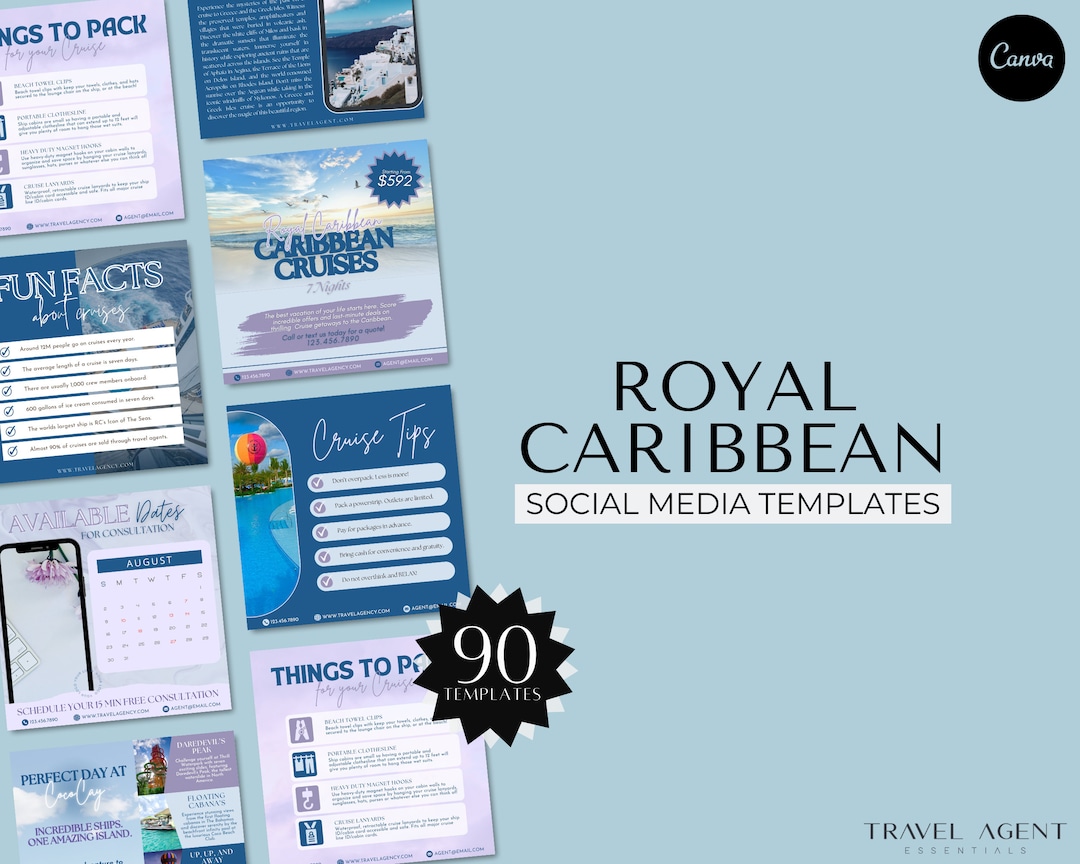 RCCL Social Media Templates, Travel Agent Templates, Cruise Flyers ...