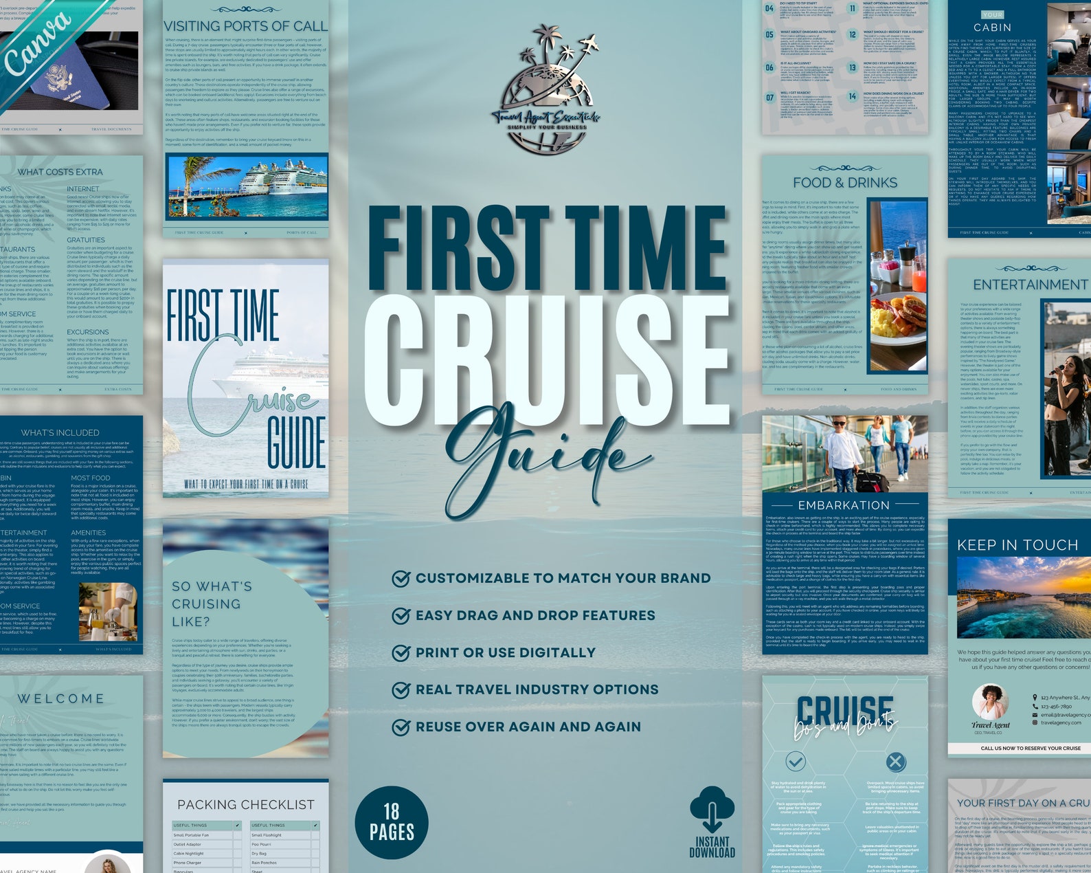 First Time Cruise Guide, Travel Agent Cruise Guide, Cruise Tips, Client ...