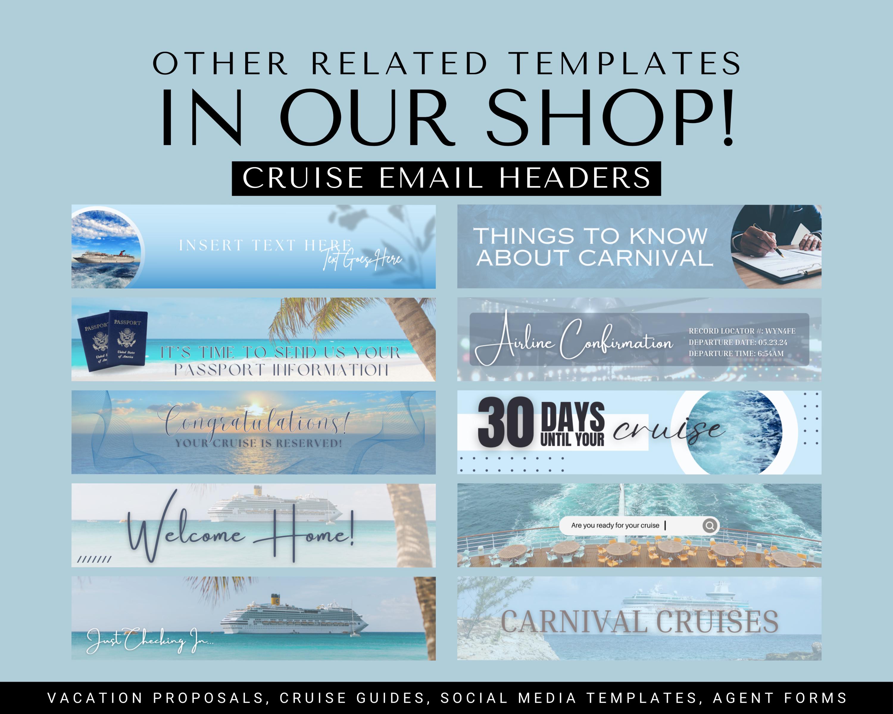 Travel Agent Email Header Banners, Email Headers, Travel Agent ...