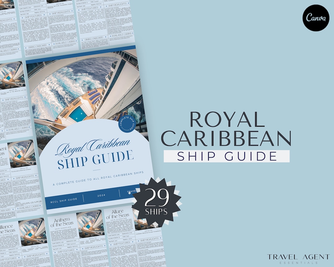 RCCL Cruise Ship Guide, Travel Agent Templates, Cruise Ship Guide ...