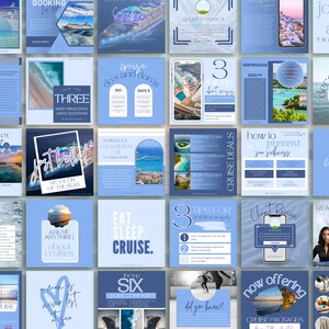 Cruise Social Media Templates, Cruise Instagram Templates, Travel Agent ...