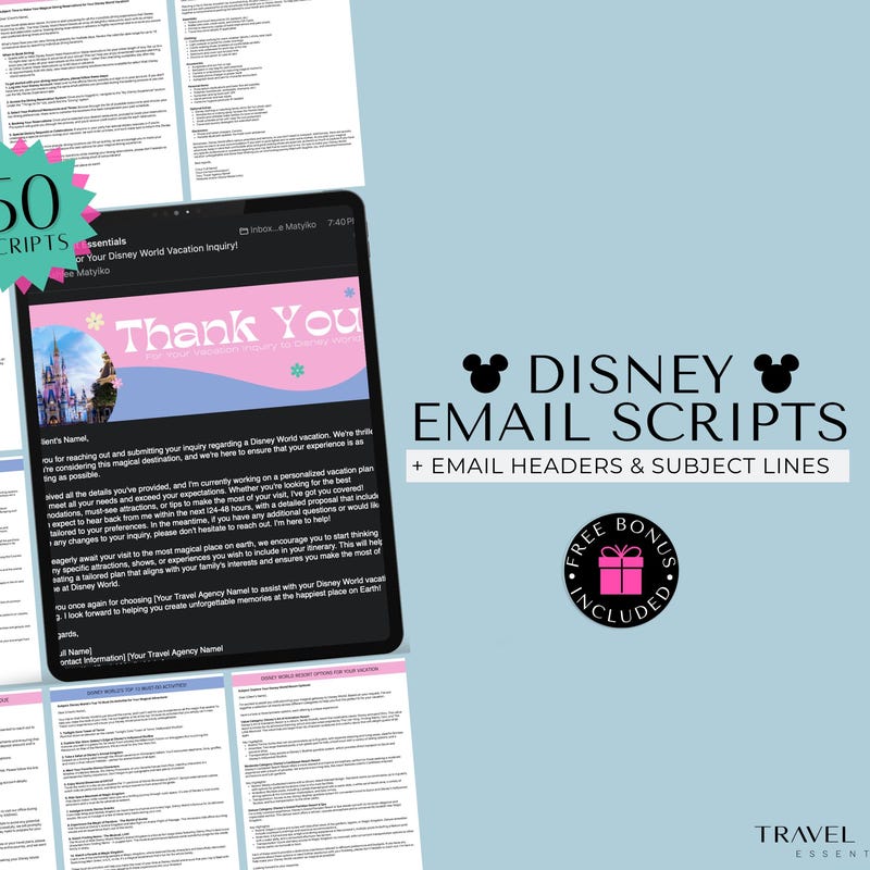 Travel Emails Workflow - Etsy