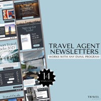 Travel Agent Newsletter Template, Travel Agency Marketing Content ...