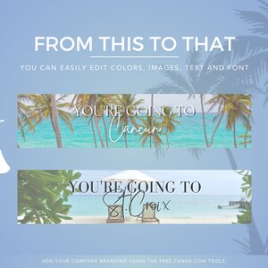 Travel Agent Email Header Banners Email Headers Travel Agent - Etsy