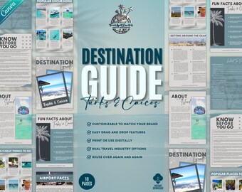 Destination Guide Dubai Edition, Travel Agent Destination Guide, Canva ...