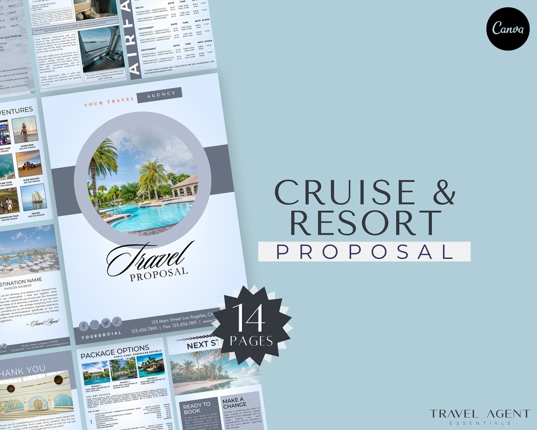 Travel Agent Resort and Cruise Vacation Proposal, Travel Agent Proposal ...