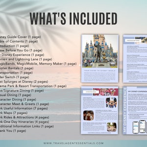 WDW Park Guide, Theme Park Guide, Travel Agent Client Guide, WDW Visitor Guide, Vacation Theme ...