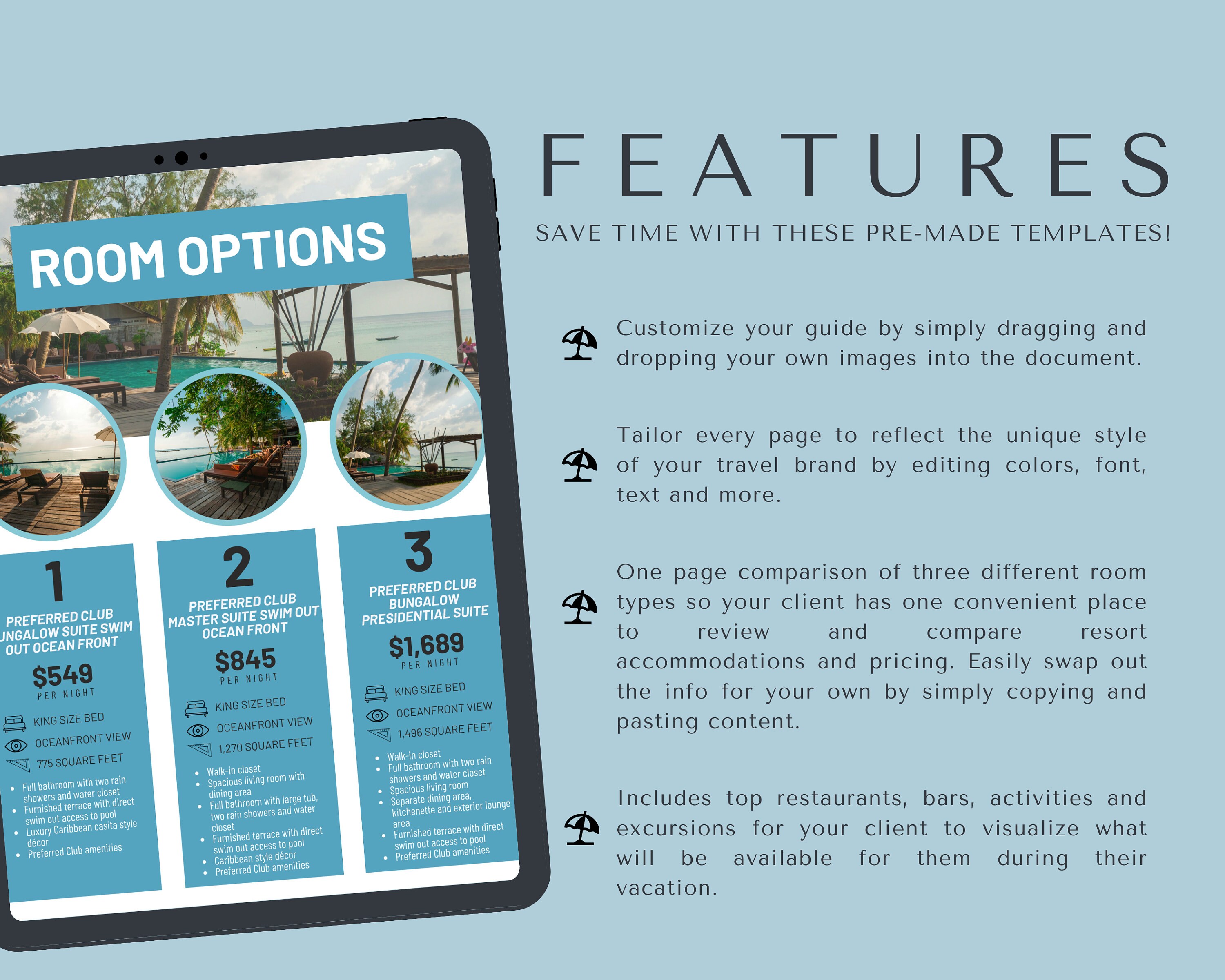 Travel Agent All Inclusive Resort Proposal Template, Travel Proposal ...