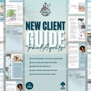 Travel New Client Guide, Travel Agent New Client Handbook, Canva ...