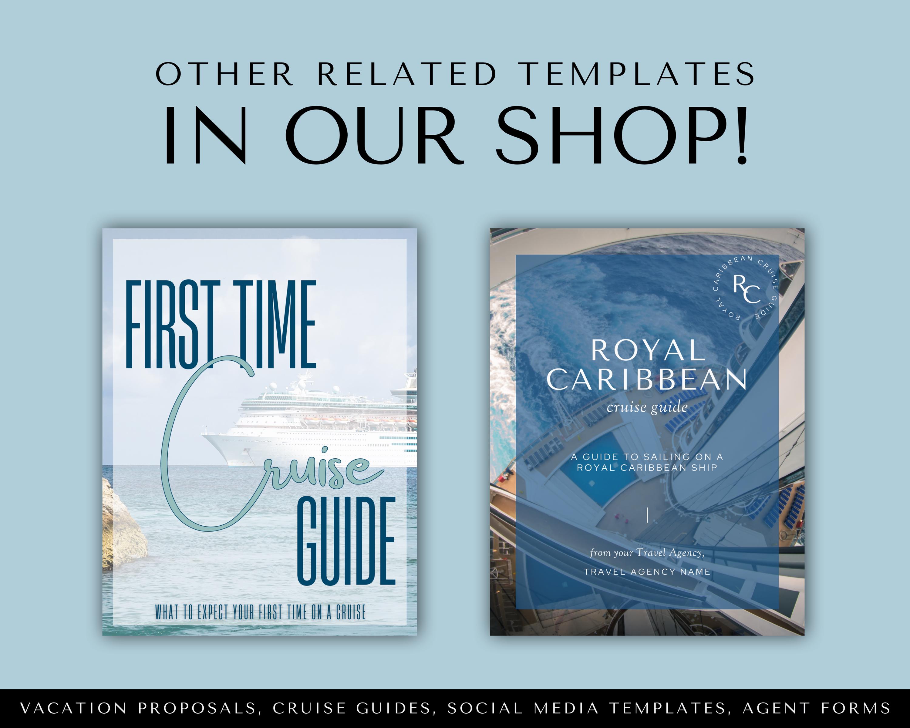 Cruise Social Media Templates, Cruise Instagram Templates, Travel Agent ...