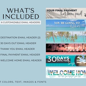 Travel Agent Email Header Banners, Email Headers, Travel Agent ...