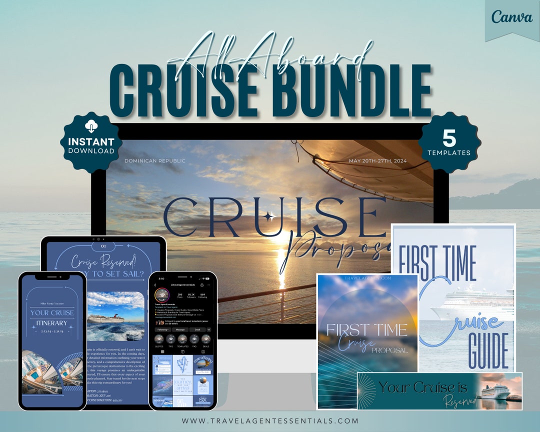 First Time Cruise Bundle, Cruise Proposals, Cruise Flyers, Email ...