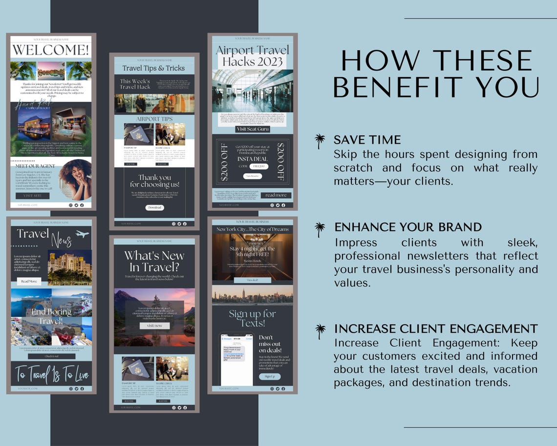 Travel Agent Email Newsletter, Email Newsletter, Travel Agency ...