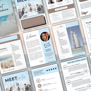 Travel Client Handbook, Travel Agent New Client Handbook, Canva ...