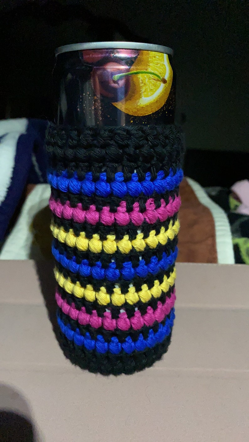 3 in 1 Beautiful Bean Can Cozy Crochet Pattern for 3 Can Sizes ...
