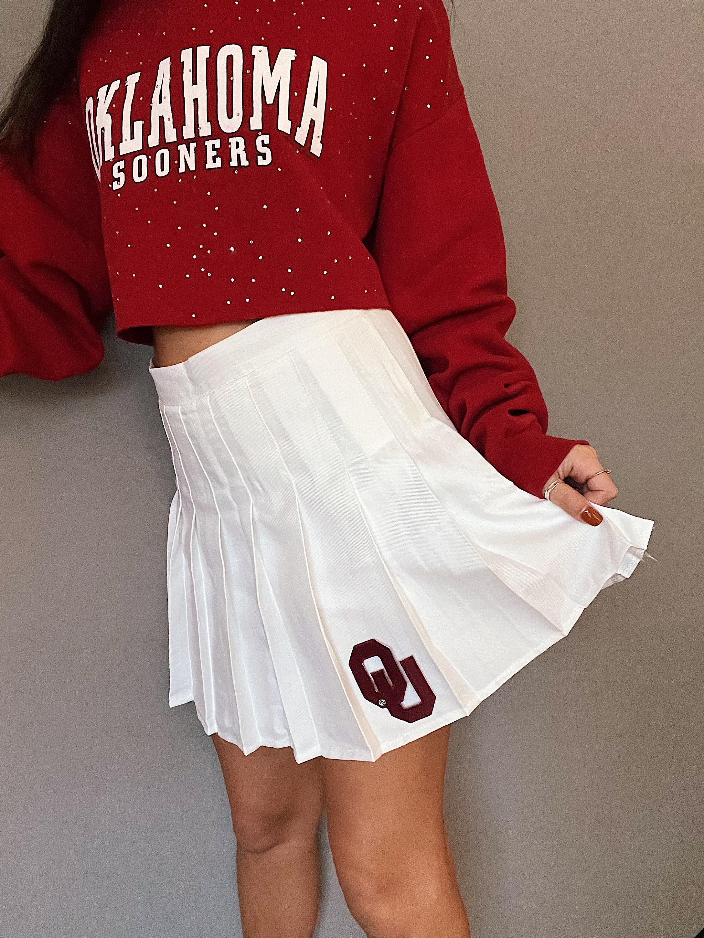 OU Sooners Tailgate Skirt - Etsy
