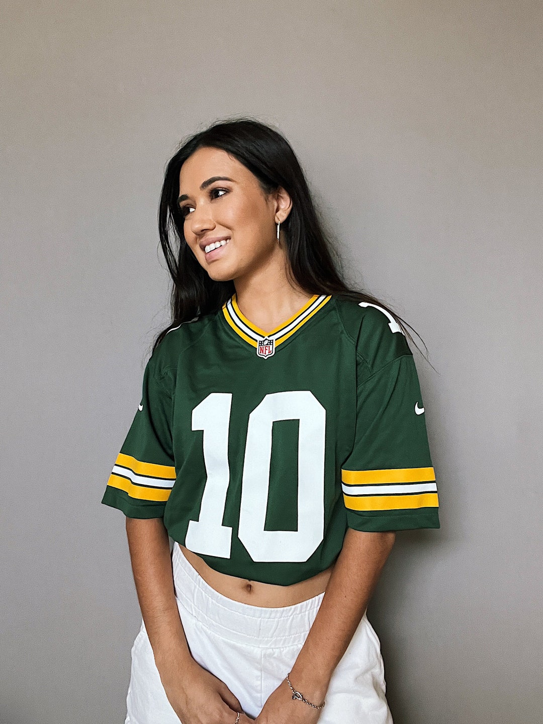 Green Bay Packers Jordan Love Crop Jersey - Etsy
