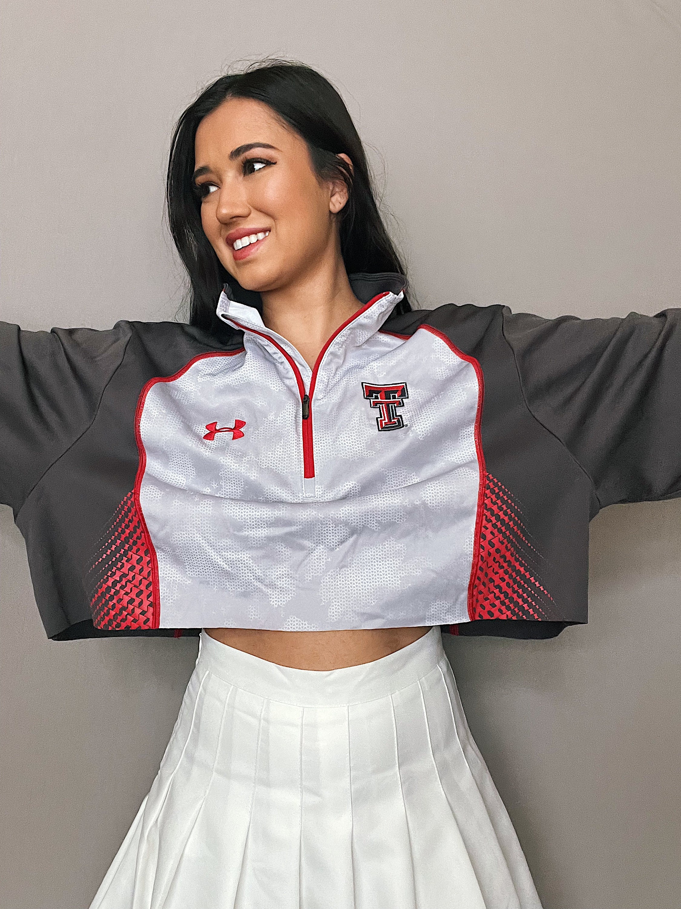 Texas Tech Crop Half-zip Sweater - Etsy