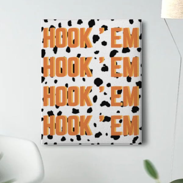 Texas Hook Em Sign - Etsy
