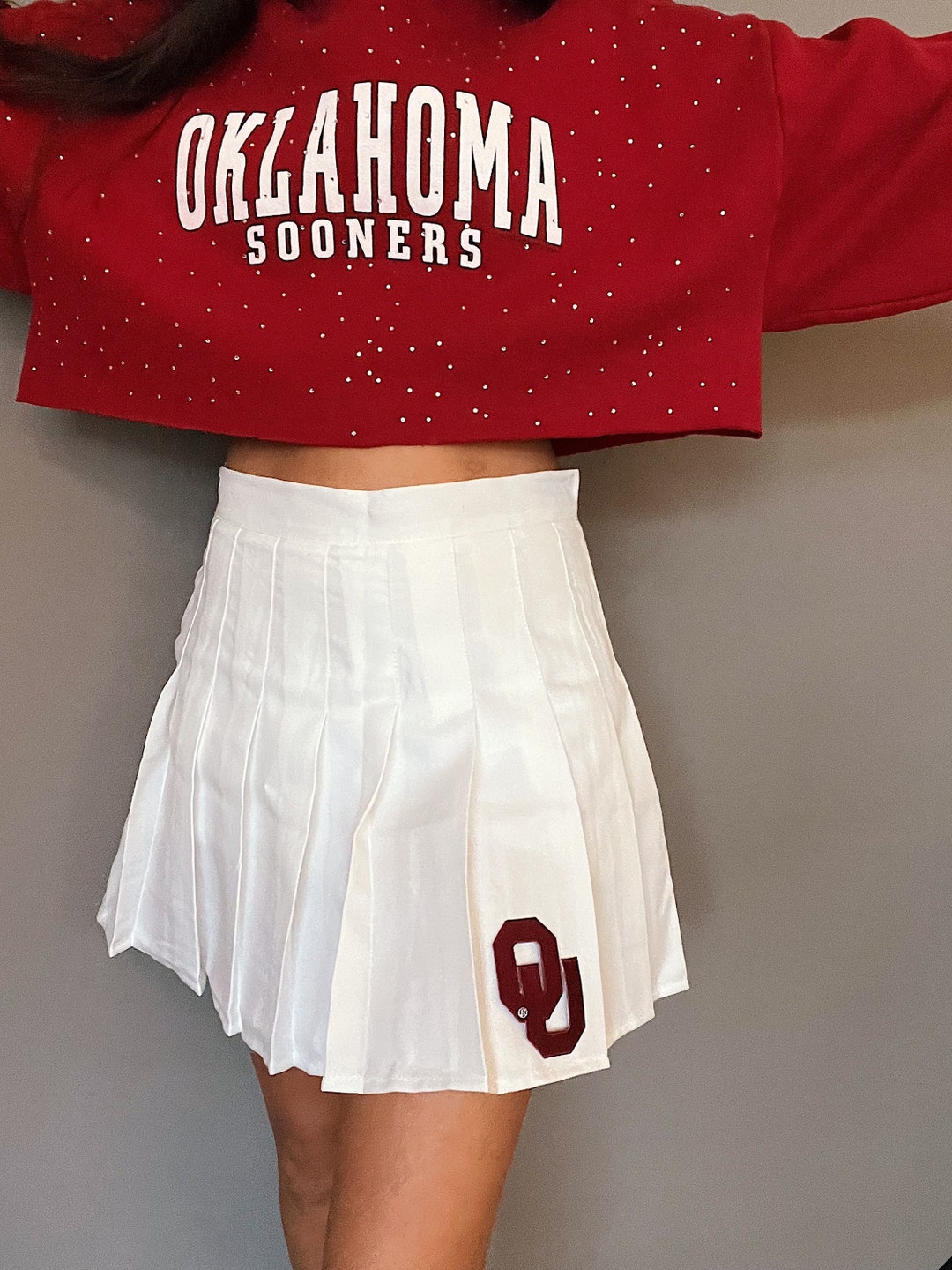 OU Sooners Tailgate Skirt - Etsy