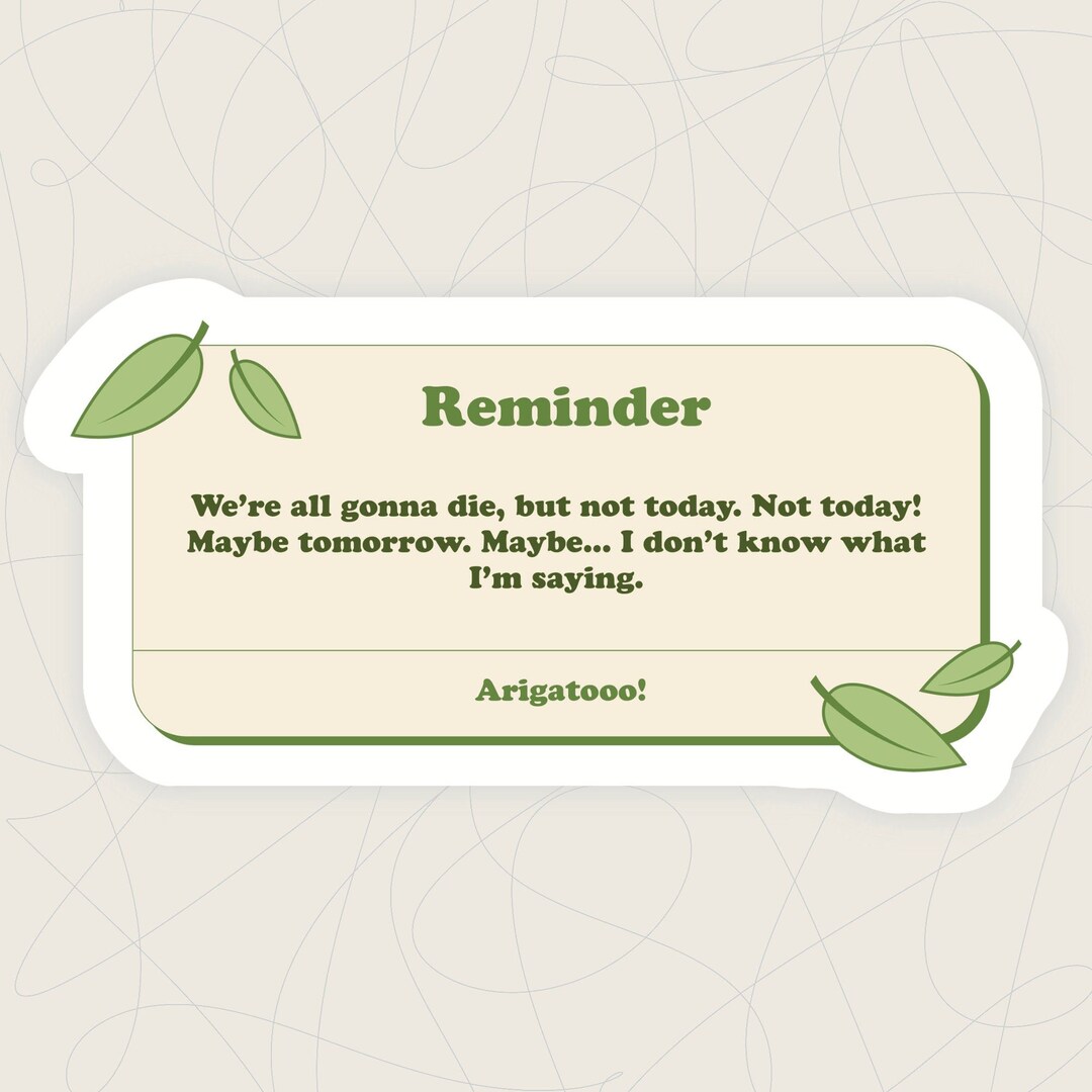 Namjoon Reminder Sticker - Etsy