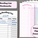 Printable Reading Habit Tracker Bookmark, Reading Log, Library Card ...