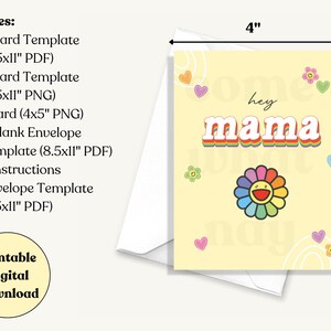 Printable BTS Hey Mama Greeting Card, Mother's Day Card, Digital Baby ...