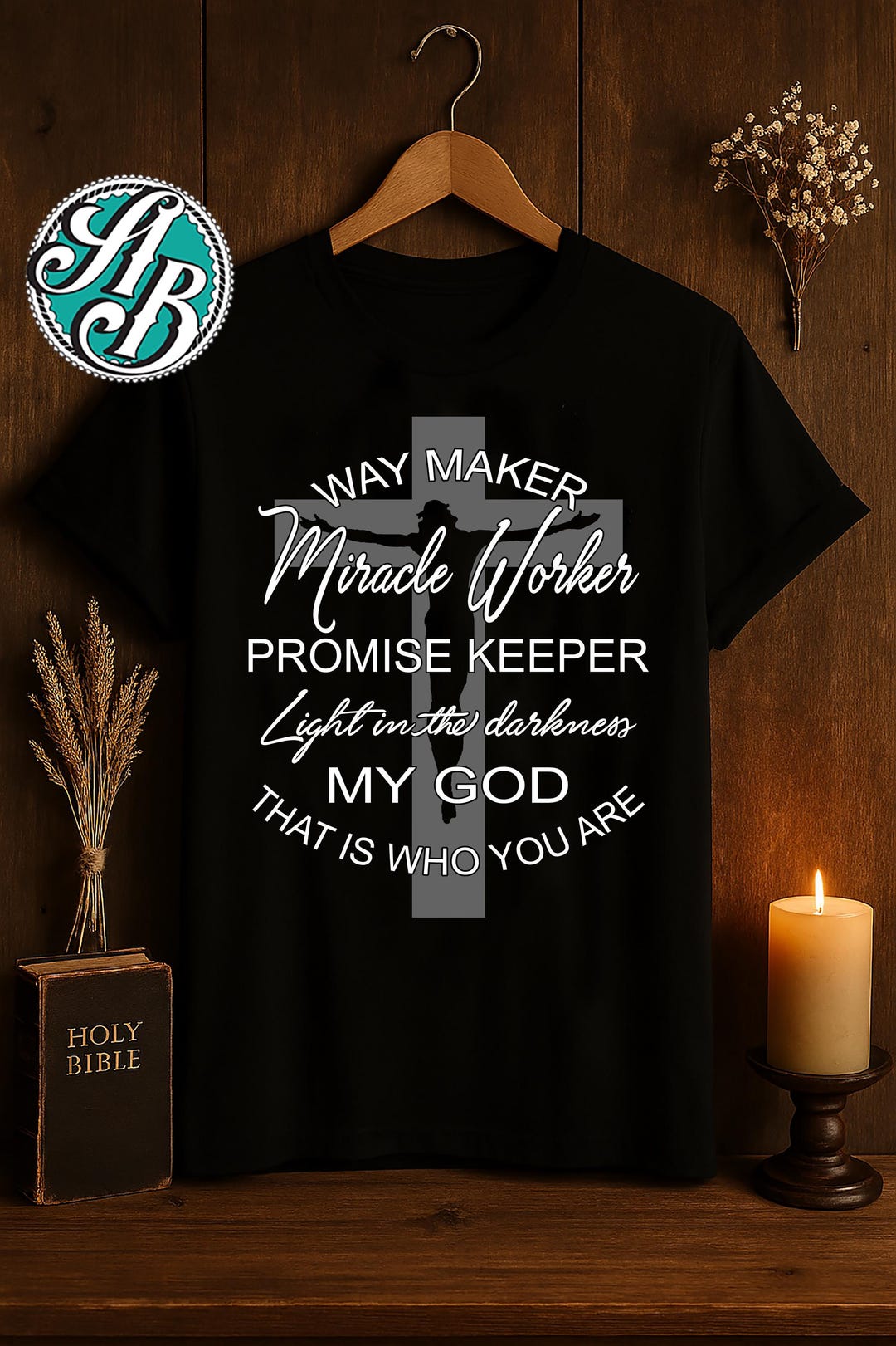 Way Maker Christian Shirt - Miracle Worker Promise Keeper T-shirt ...