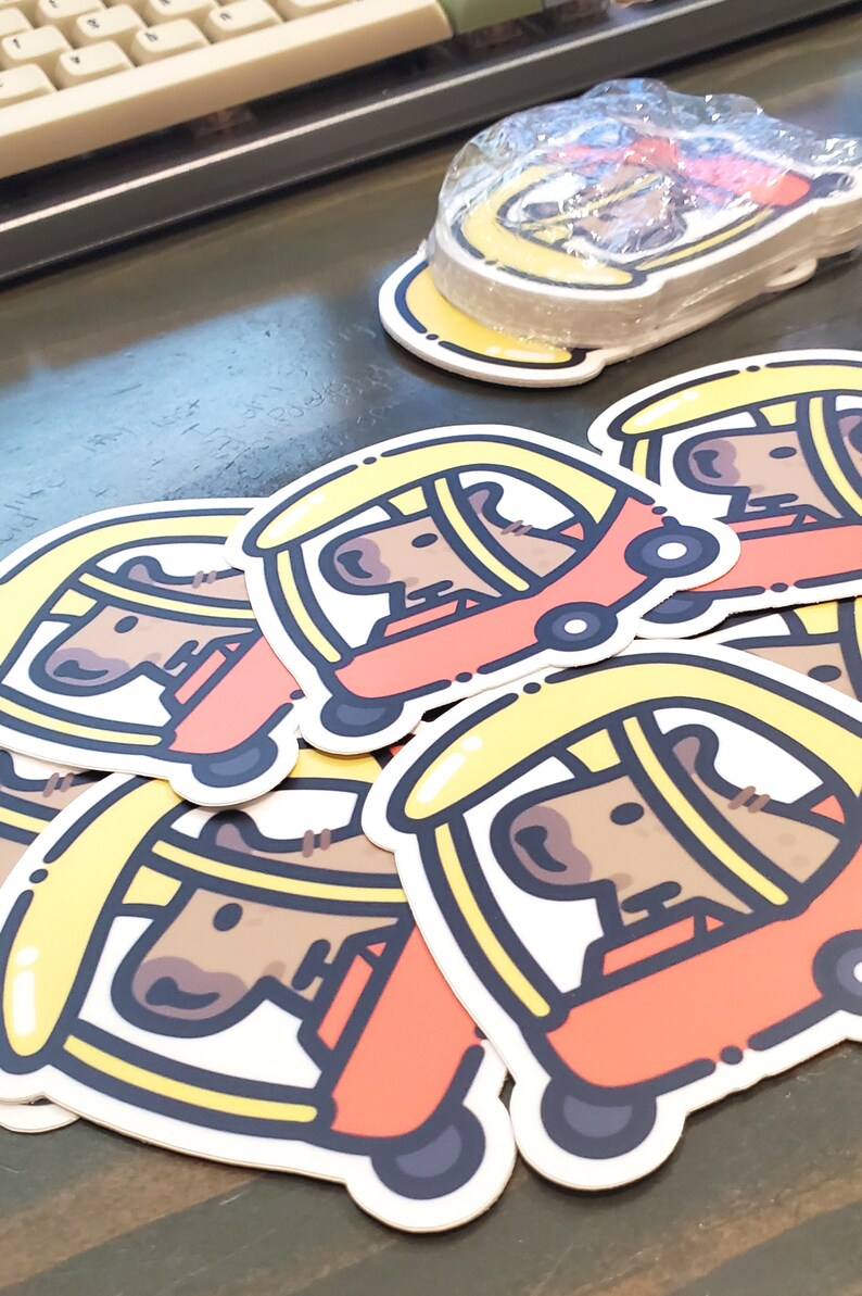 Capybara Car Sticker - Etsy