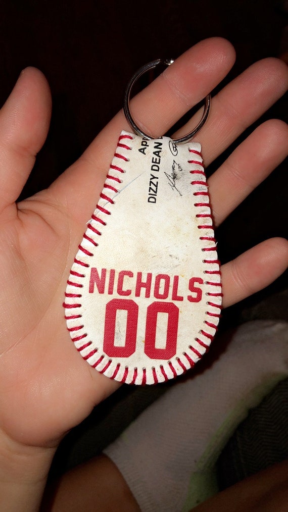 Baseball Keychain | Etsy