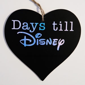 Disney Countdown/ Days to Disney / Countdown to Disney Sign / | Etsy