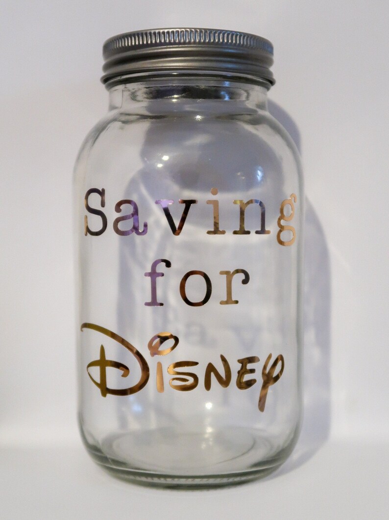 Disney Style Fund/money Jar/saving for Disney / Money / Saving - Etsy UK
