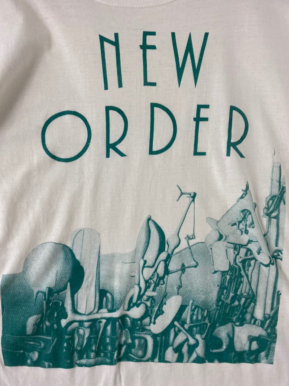 Vintage 80s 1982 New Order Nice Design Rare English Rock Vintage 80s 1982 New Order Nice Design Rare English Rock