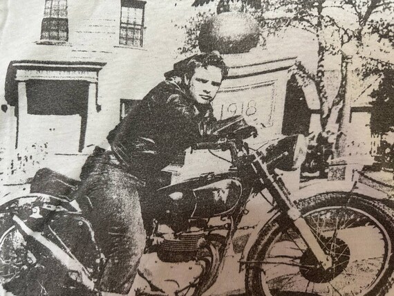 Vintage 90s LA ROCKA marlon brando big image nice des… - Gem