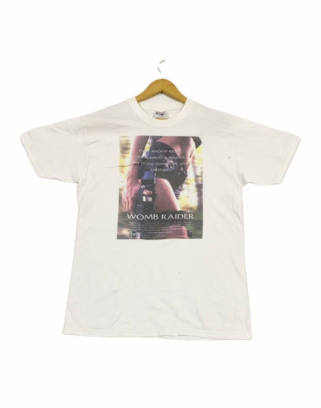 Vintage 00s WOMB RAIDER Indiana Jones Style Spoof Lara Croft - Etsy