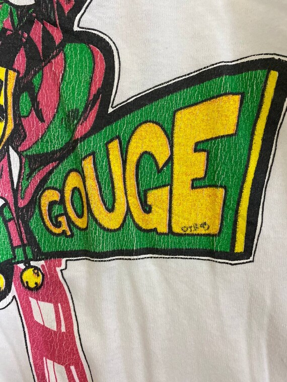 Vintage 90s 1993 GOUGE joker artwork drawing big imag… - Gem