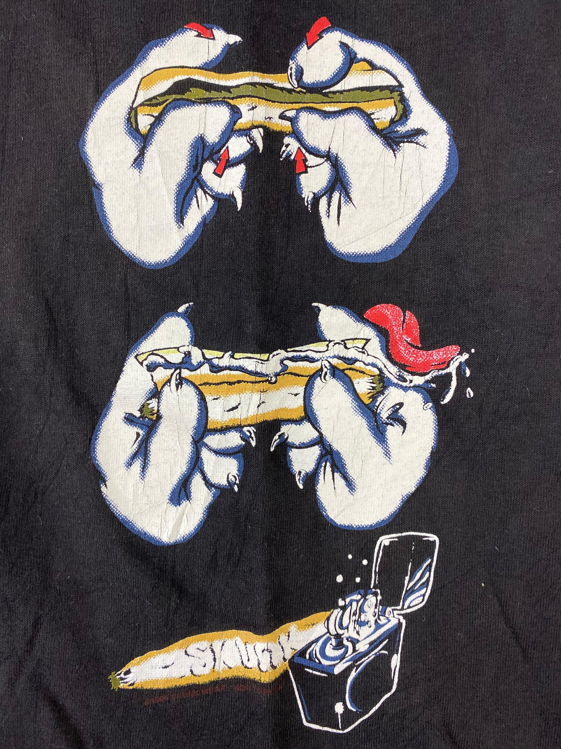 Vintage 90s 1994 Skunk Wear How to Roll Made in Usa Skate Skateboard ...