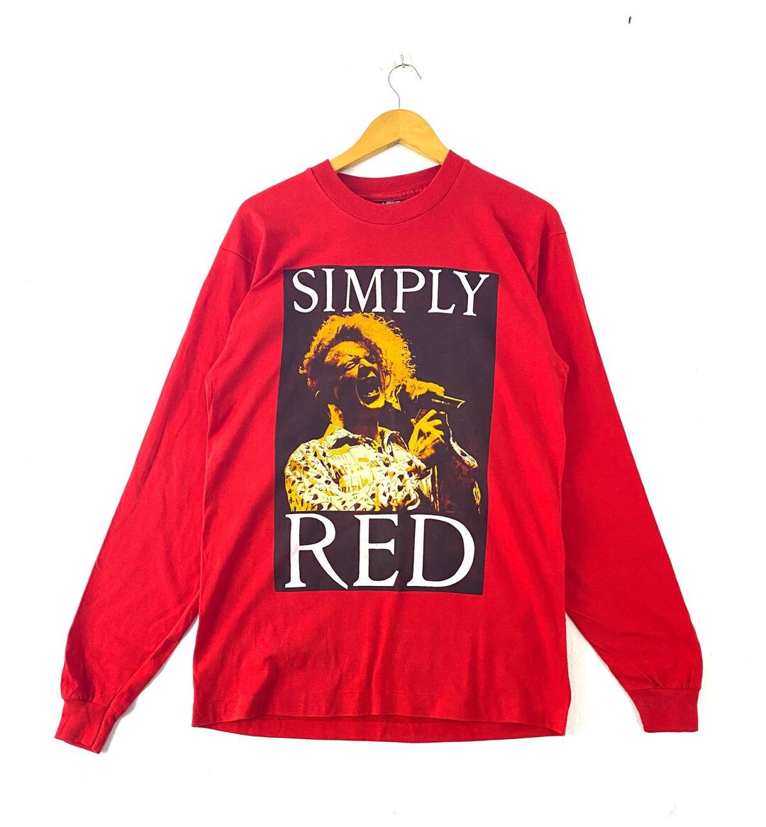Vintage 90s 1992 Simply Red Big Image Rare Design British Soul and Pop ...