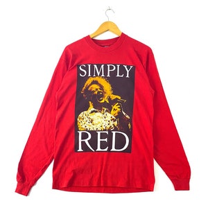 Vintage 90s 1992 Simply Red Big Image Rare Design British Soul and Pop ...