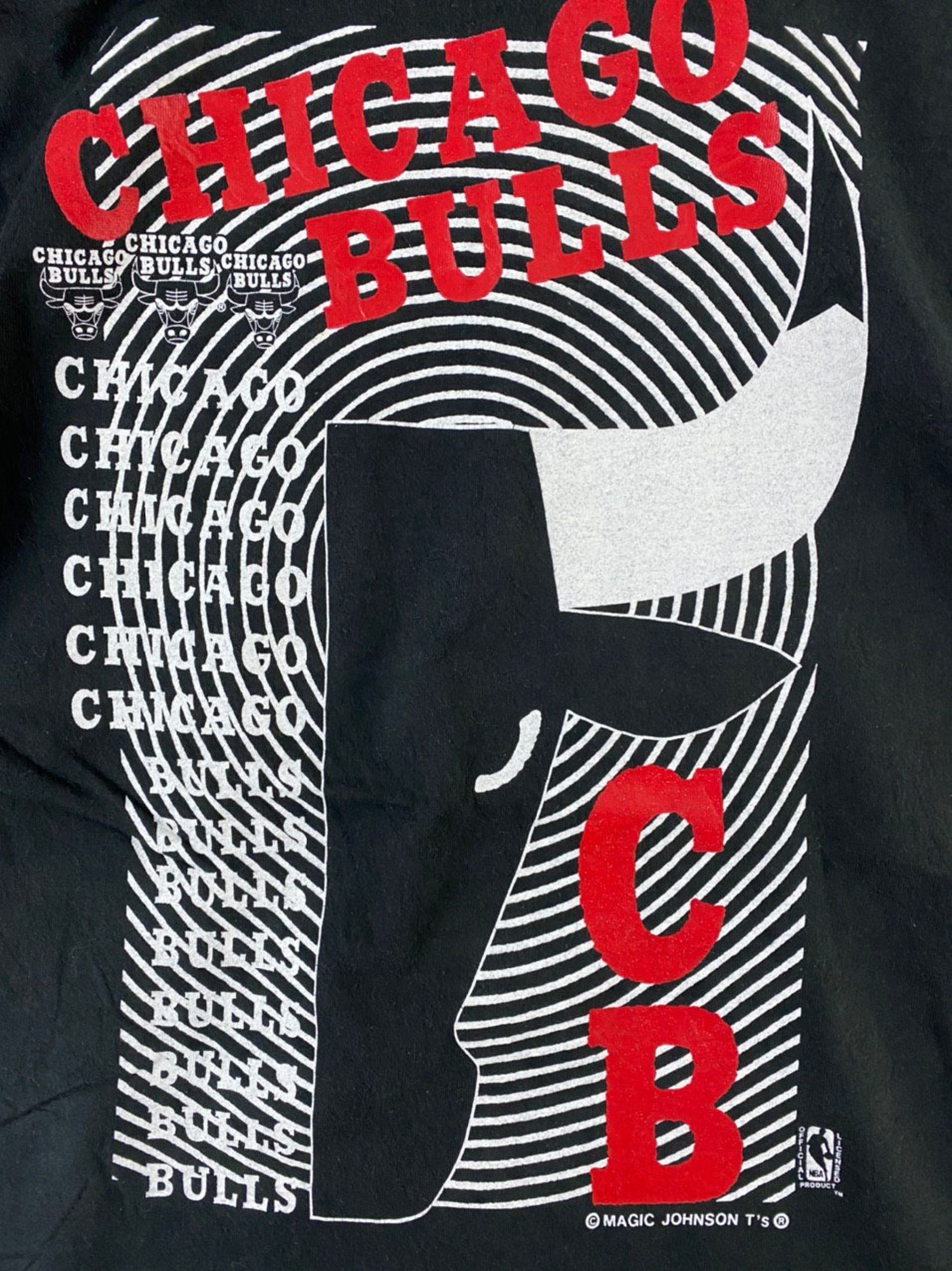 Vintage 90s Chicago Bulls Big Logo American Professional Basketball ...