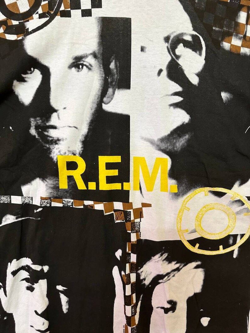 Vintage 1992 REM Radio Song Singles Album Tour American Rock Band ...